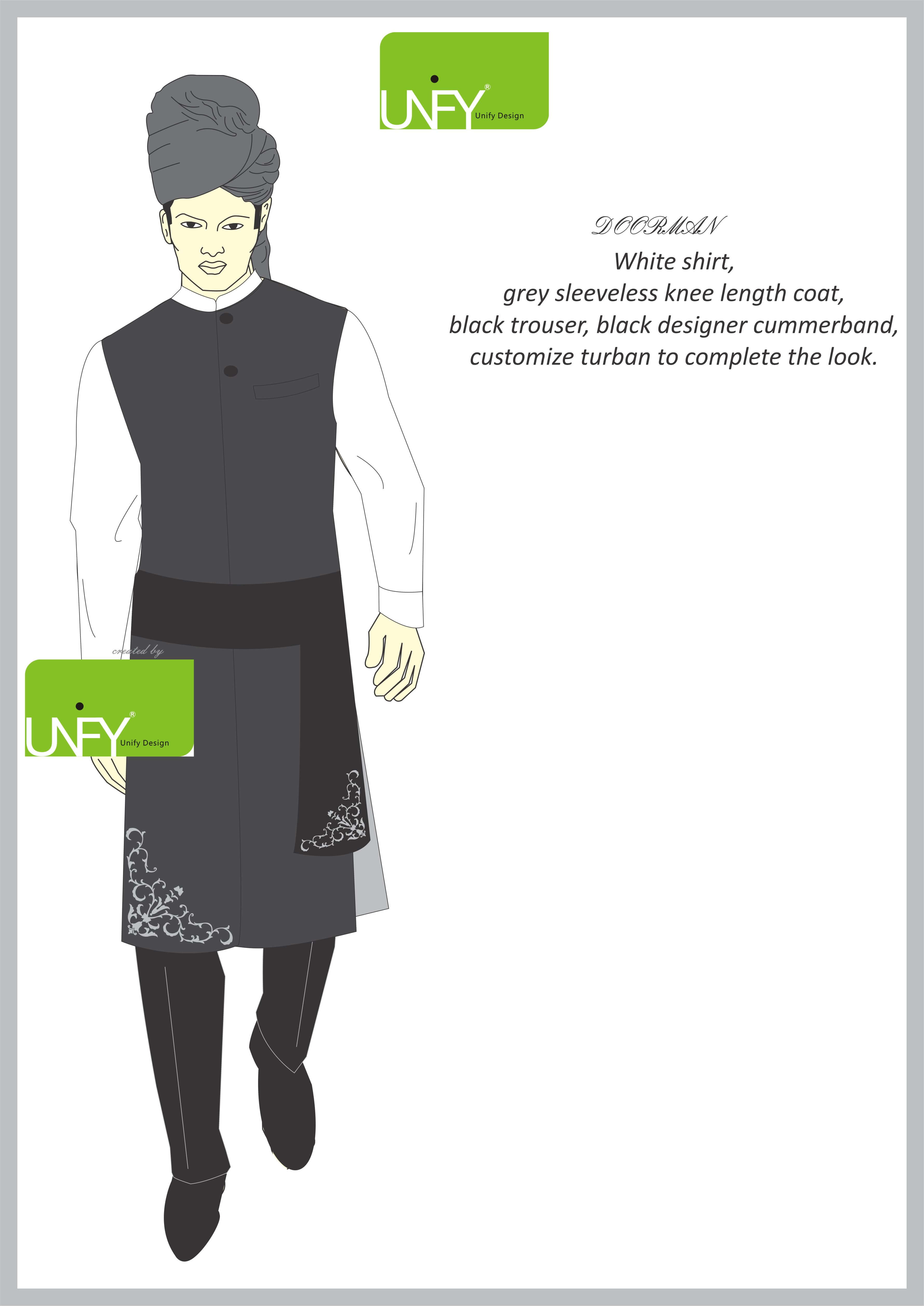 Uniform Design Sketches for Various Industries | unifydesigns.in